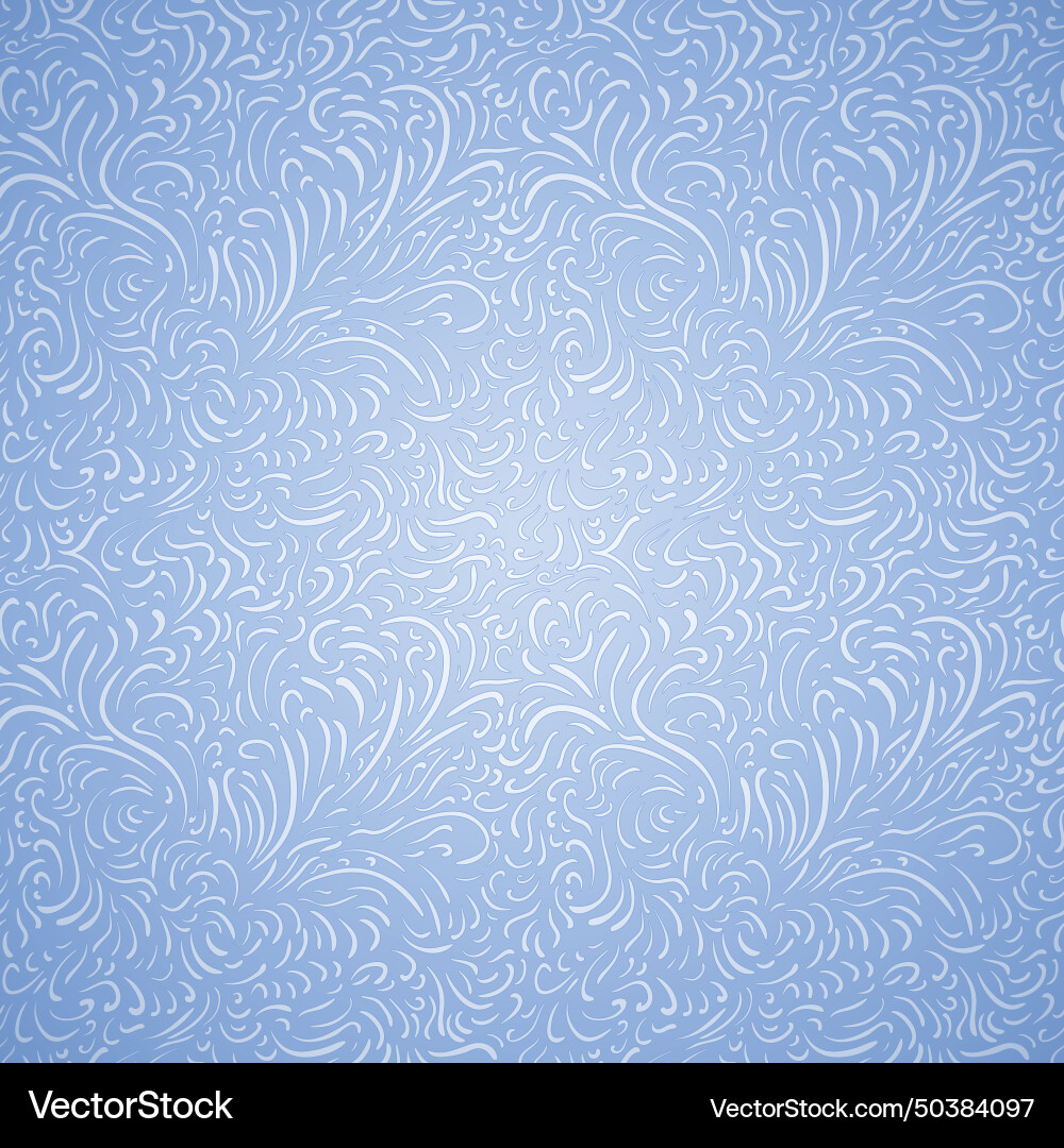 Seamless frost decor pattern Royalty Free Vector Image