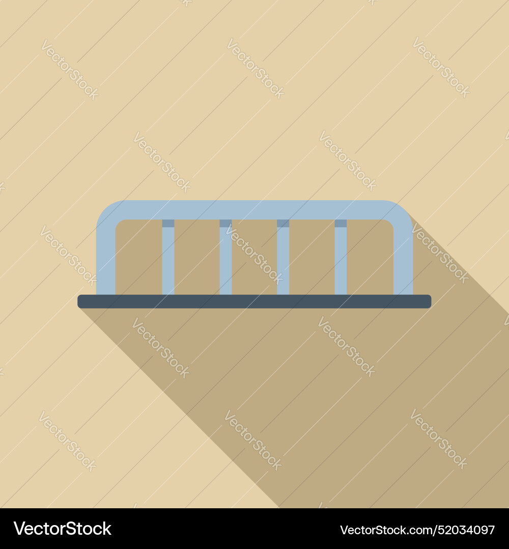 Side view of hospital bed railing using minimalist