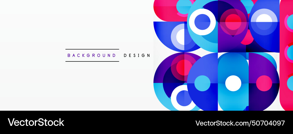 Simple circles and round elements pattern Vector Image