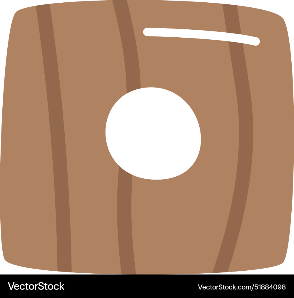 Cube wooden toy Royalty Free Vector Image - VectorStock