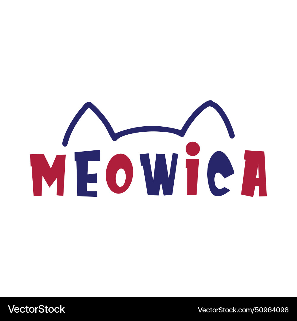 Meowica Royalty Free Vector Image - VectorStock