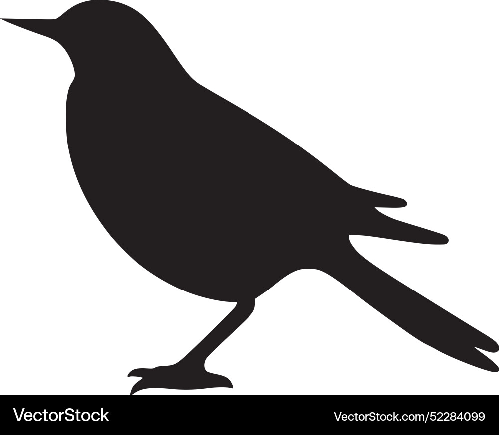Bird - minimalist and simple silhouette Royalty Free Vector