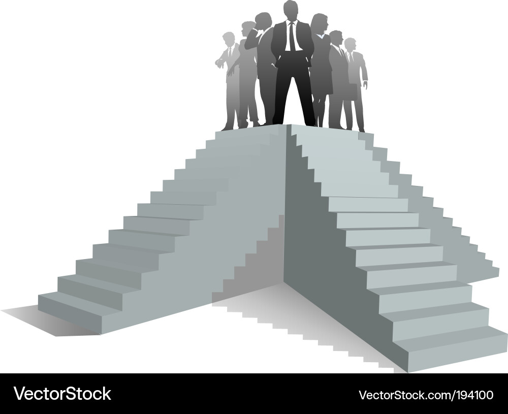 Business Ascent Royalty Free Vector Image - VectorStock