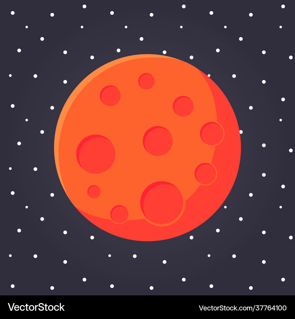 Mars Royalty Free Vector Image - VectorStock