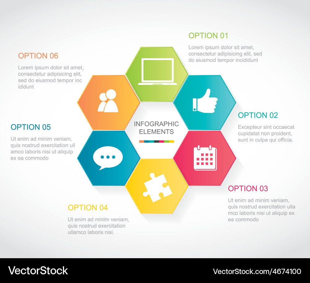 Modern infographic Royalty Free Vector Image - VectorStock