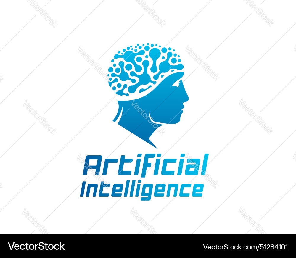 AI Robot Brain Icon Royalty Free Vector Image - VectorStock