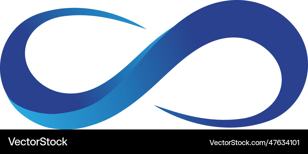 Infinity-Logo und Symbolvorlagensymbole Lizenzfreier Vektor