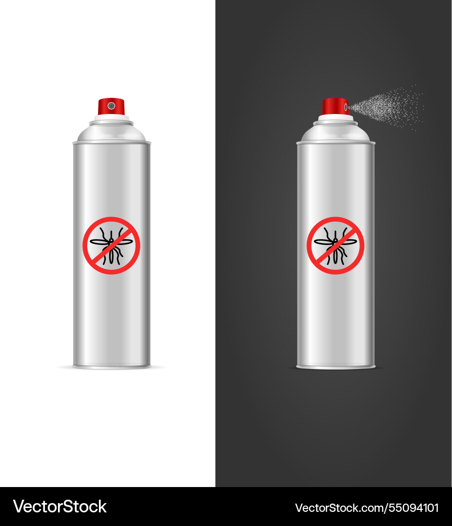 Realistic detailed 3d mosquito insect repellent Vector Image