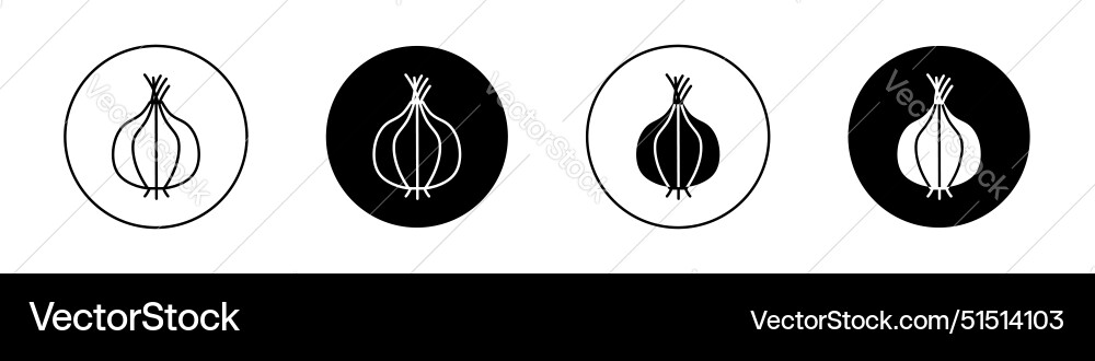 Onion icon Royalty Free Vector Image - VectorStock