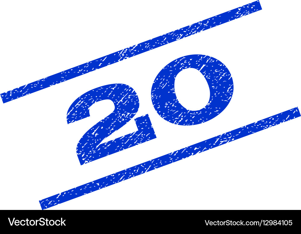 20 watermark stamp Royalty Free Vector Image - VectorStock