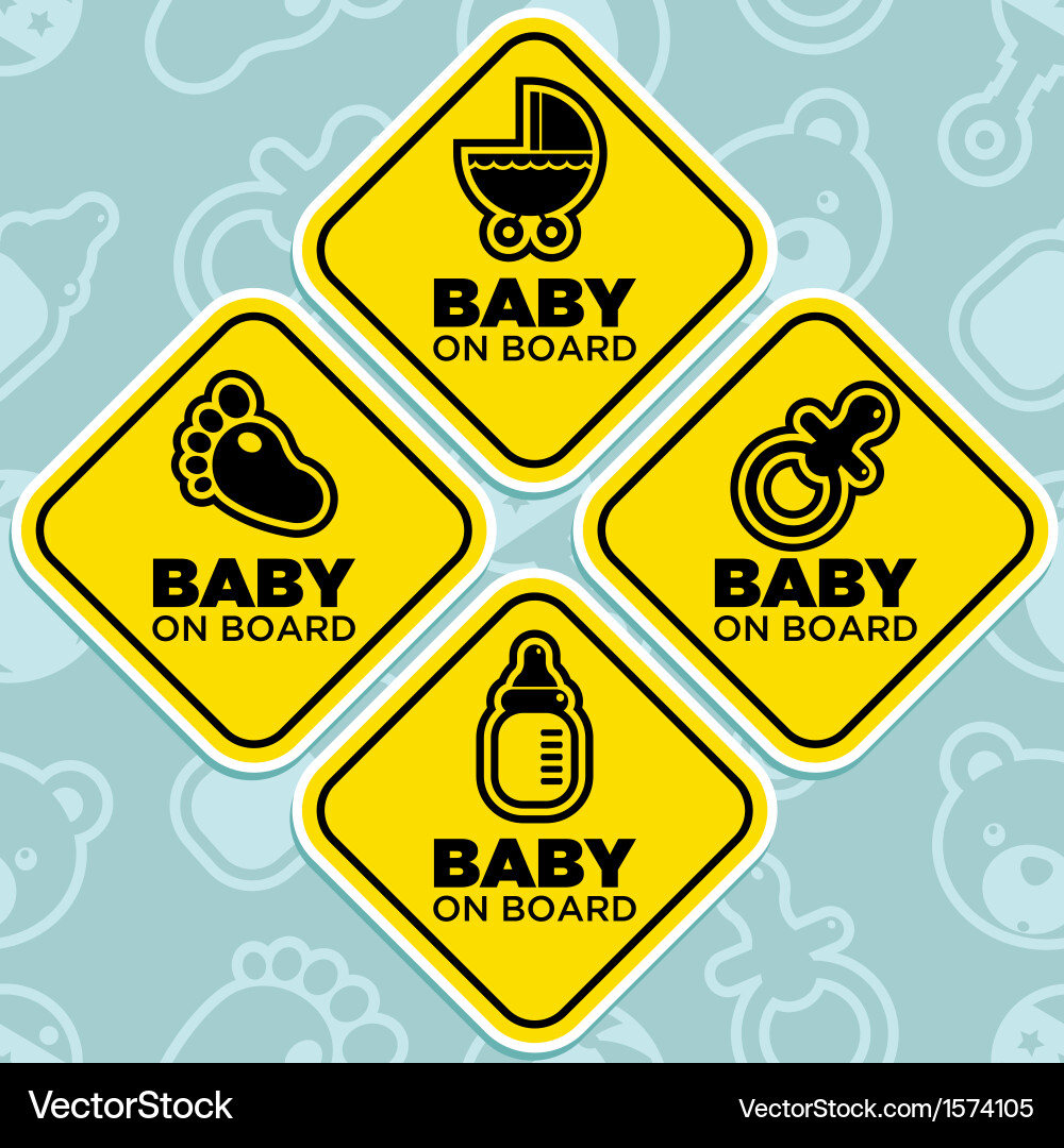 Baby on Board Icon Vector Images (over 4,300)