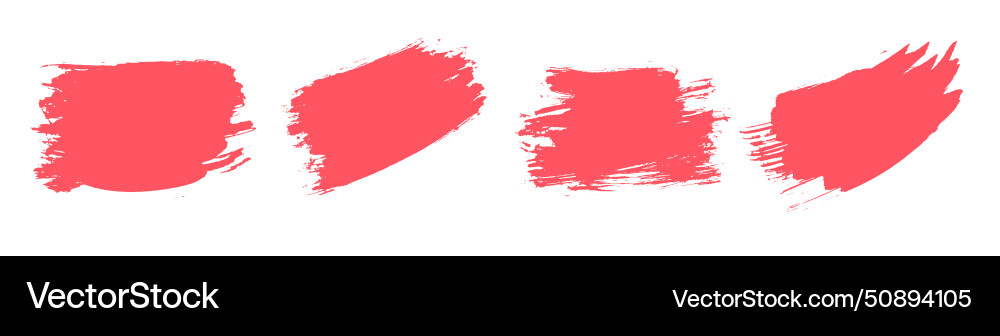 Brush stroke style watercolor paint splatter Vector Image