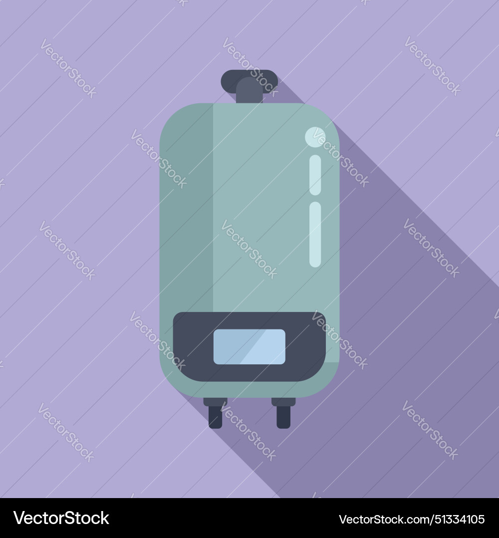 Modern electric water heater Royalty Free Vector Image