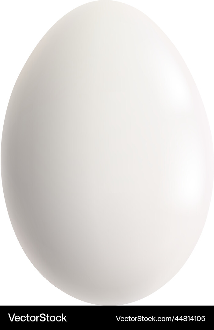 Realistic shelled egg composition Royalty Free Vector Image