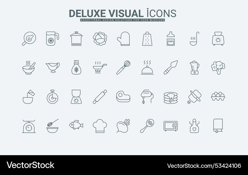 Kitchen tools recipe book and food ingredient Vector Image