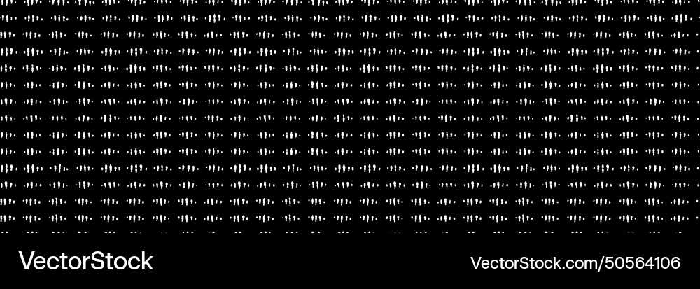 Small dash monochrome seamless pattern white Vector Image