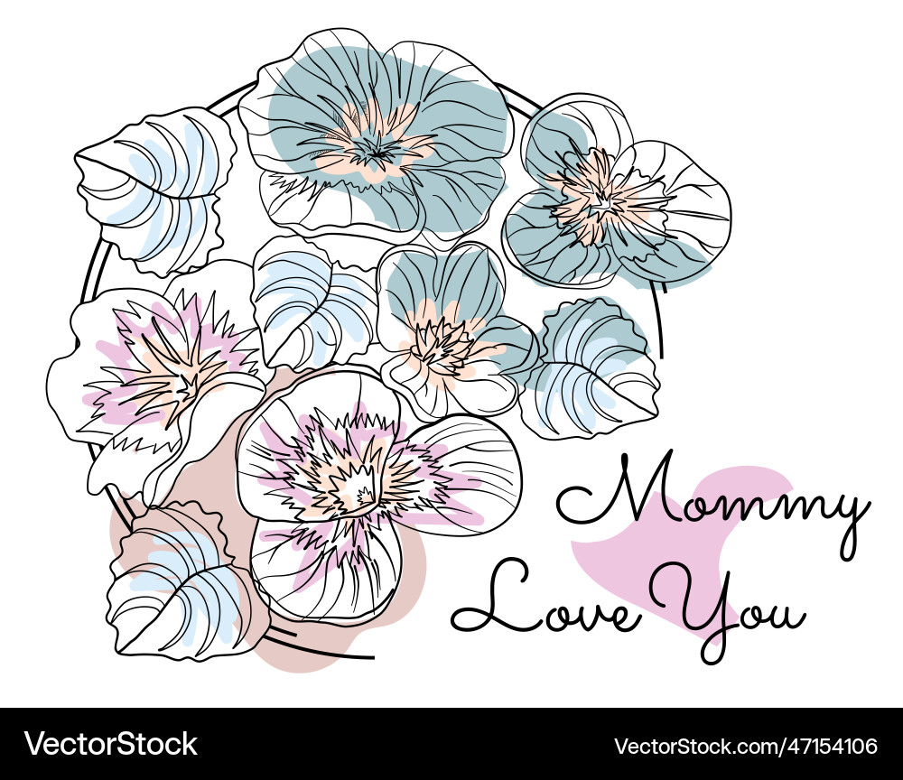 Violets Royalty Free Vector Image - VectorStock