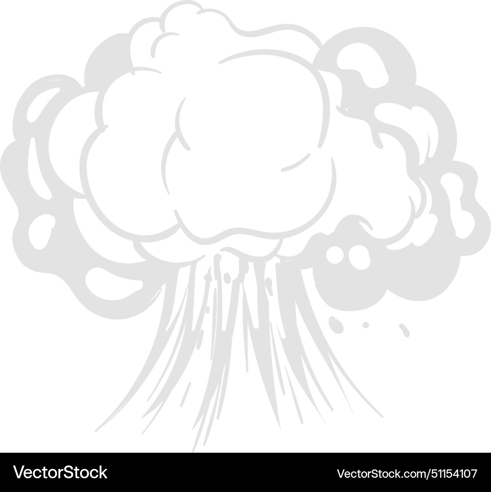 Explosion Smoke Cartoon Cartoon Vector Bomb Explosion Smoke Cartoon