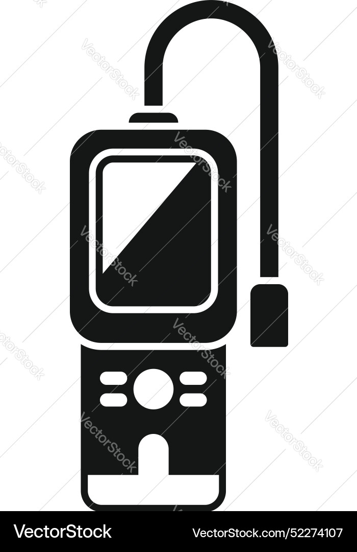 Electronic device measuring gas leaks with digital