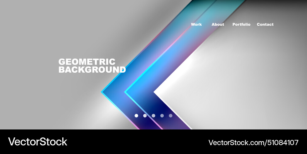 Geometric background with electric blue Royalty Free Vector