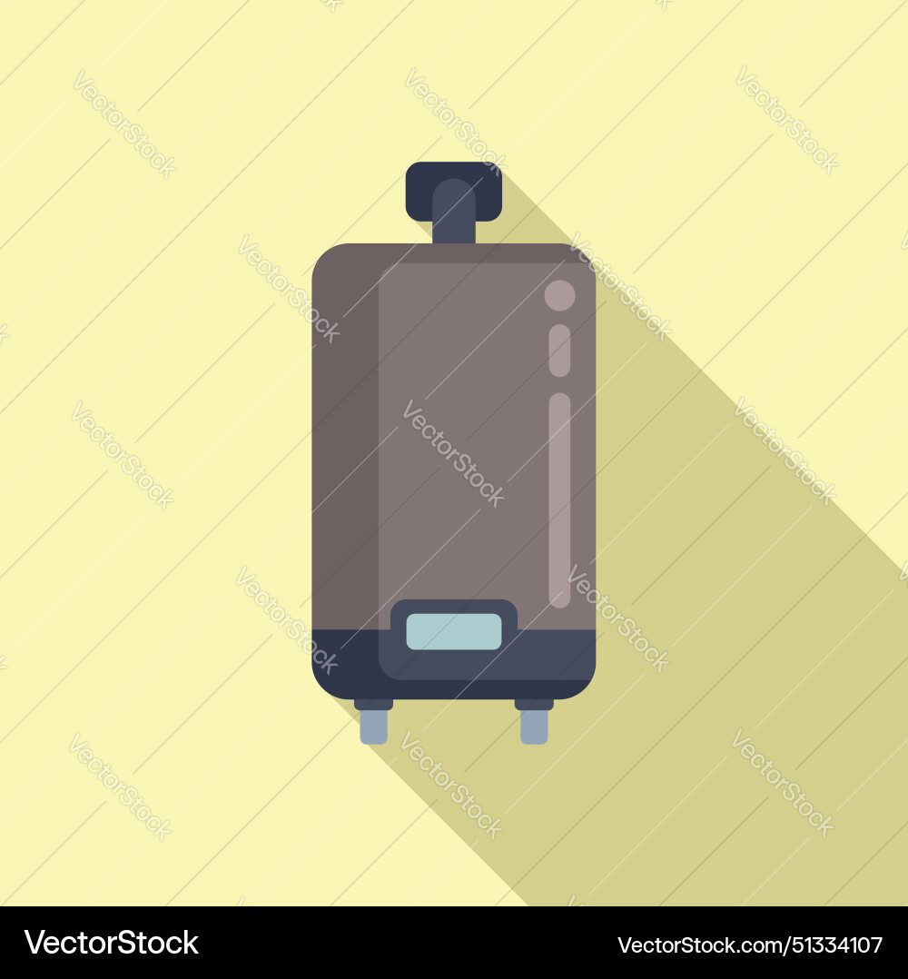 Modern home water heater icon Royalty Free Vector Image