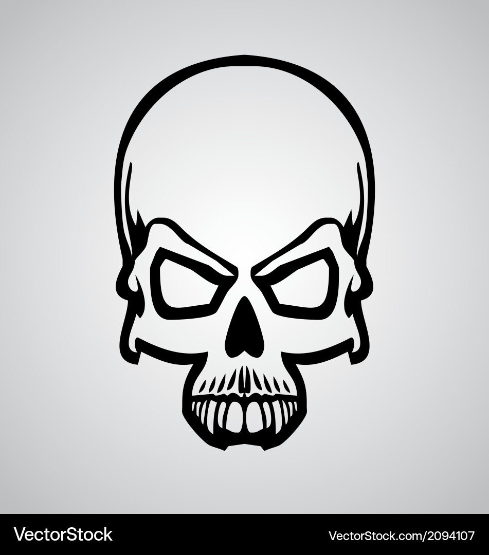 Skull Royalty Free Vector Image - VectorStock