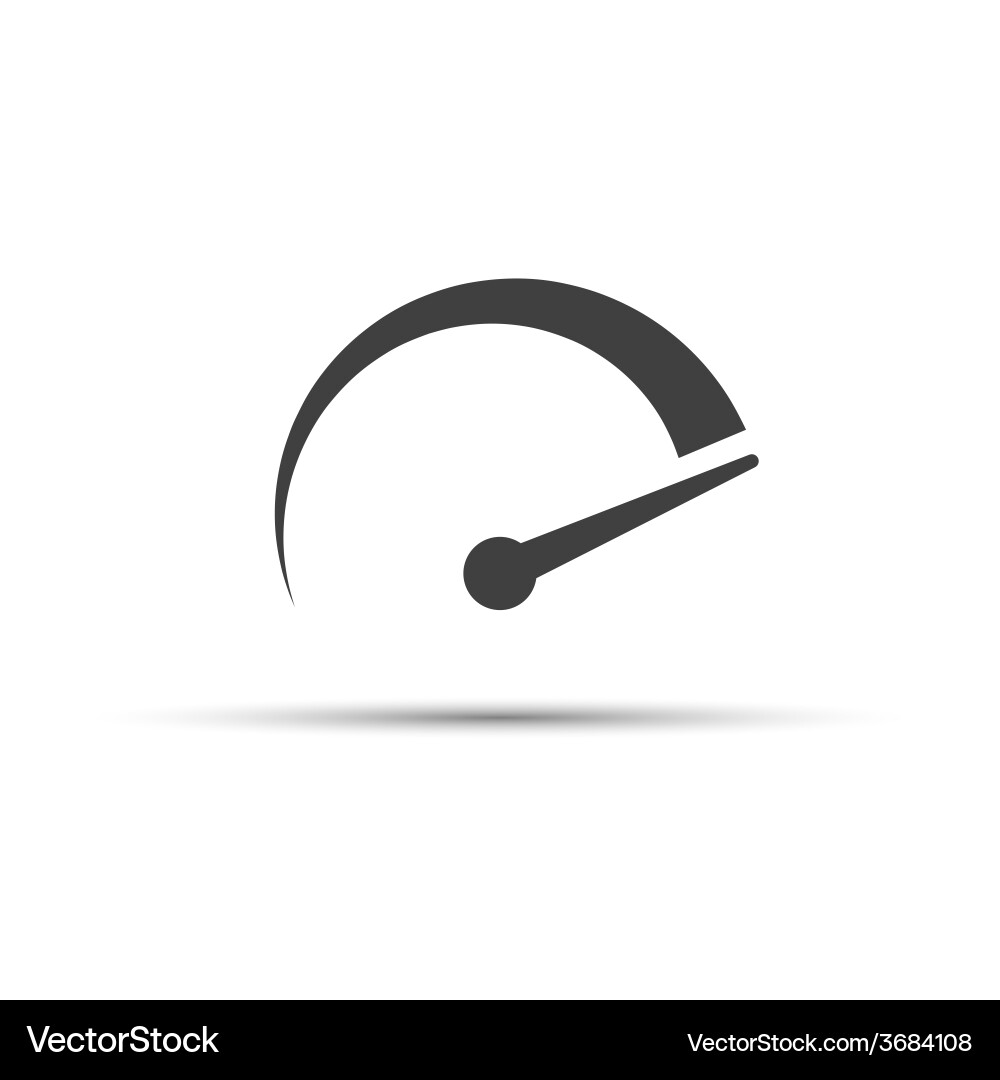 Tachometer icon Royalty Free Vector Image - VectorStock