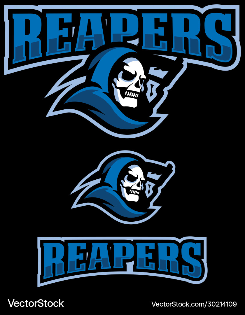 Reapers mascot logo Royalty Free Vector Image - VectorStock