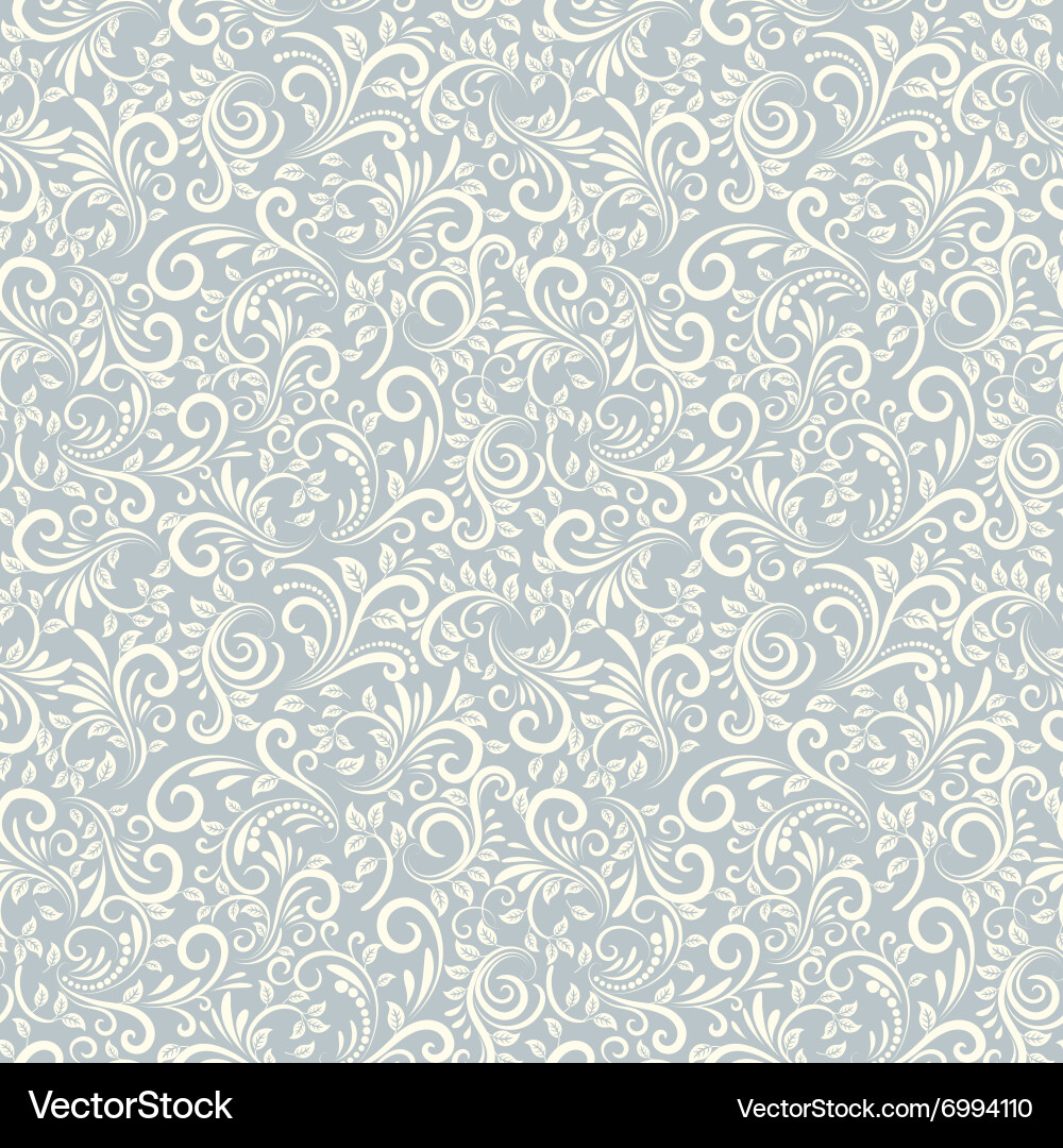 Seamless damascus background Royalty Free Vector Image