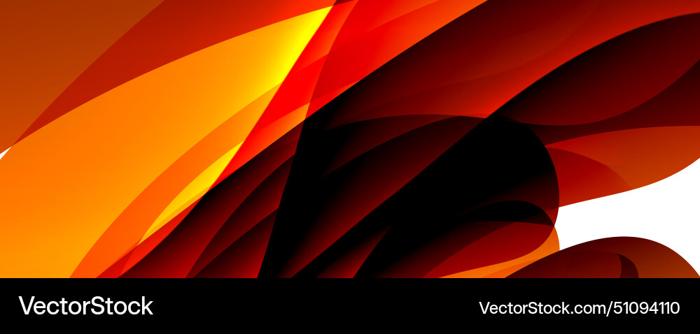 Vibrant closeup of red and orange abstract pattern