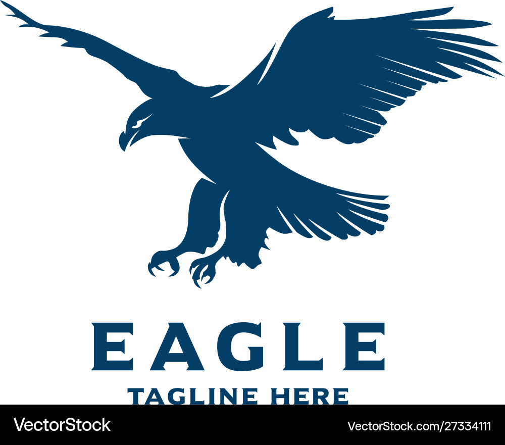 Eagle In Flight Logo Flying Eagle Logo Vector Vectors Images