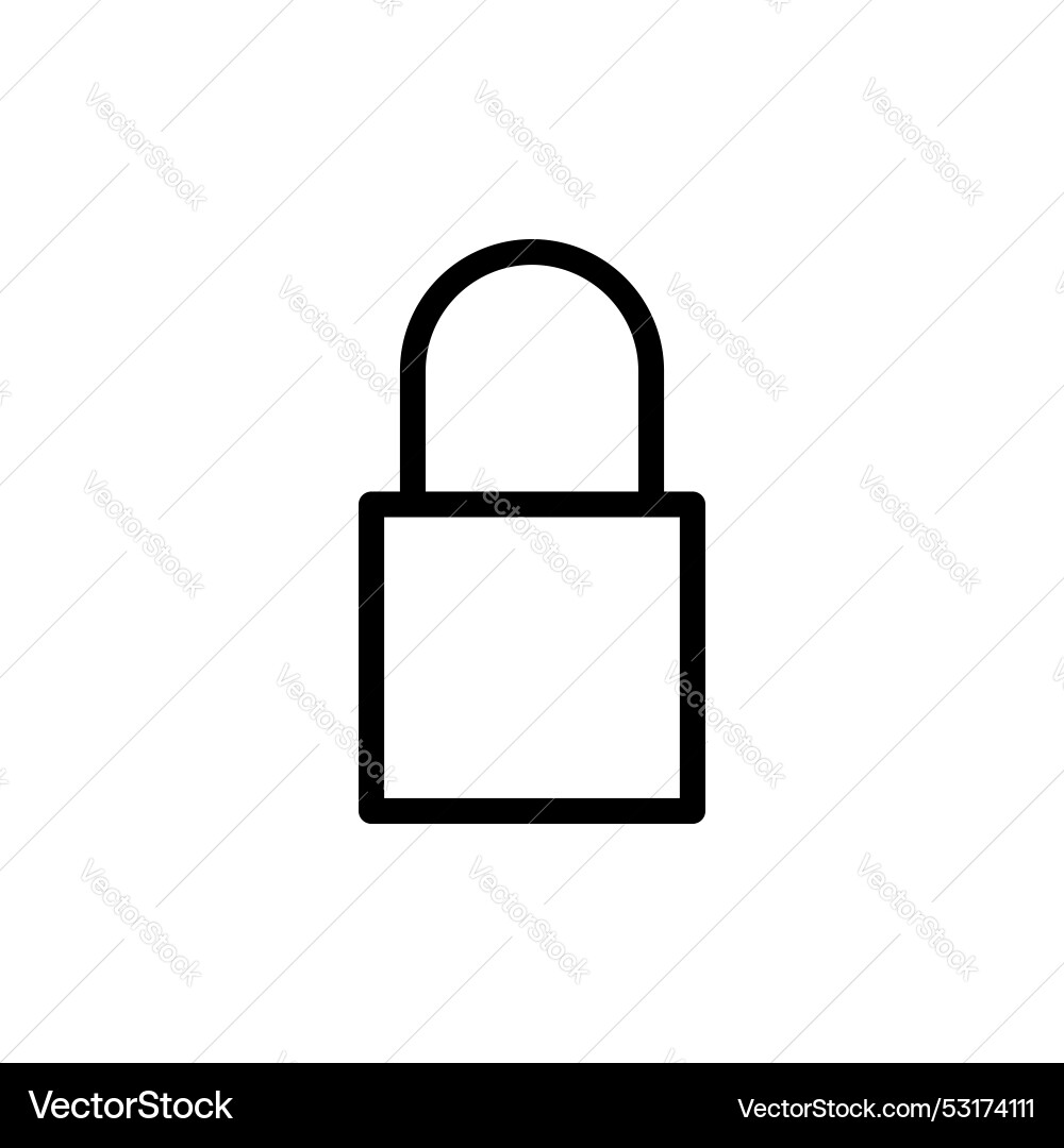 Lock icon set secure password symbol privacy Vector Image