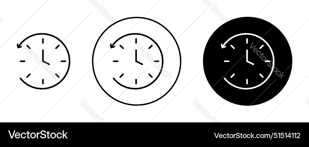 Past time icon Royalty Free Vector Image - VectorStock