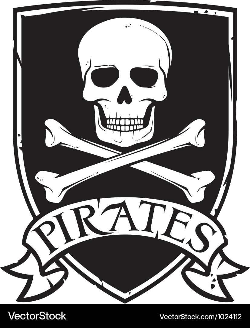 Pirates emblem Royalty Free Vector Image - VectorStock