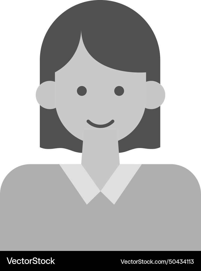 Female student icon image Royalty Free Vector Image