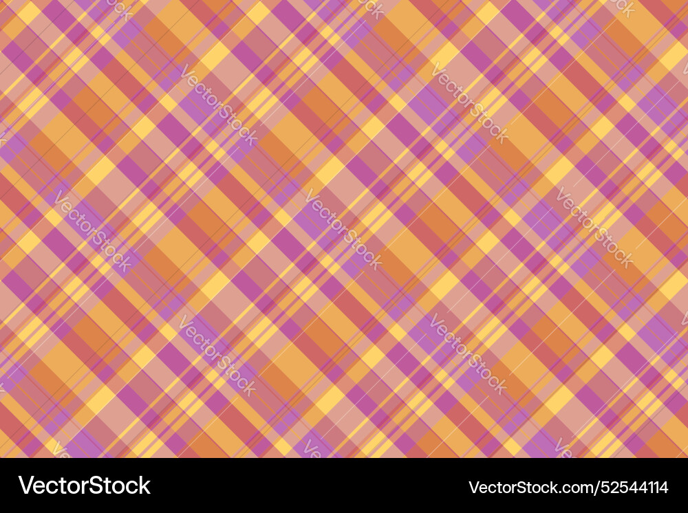 Handmade texture tartan textile girl background Vector Image