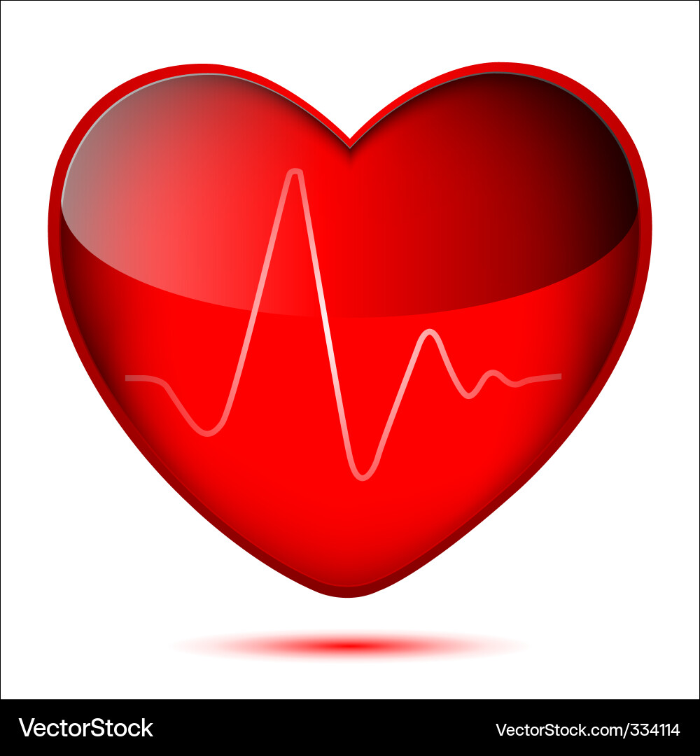 Red Heart Symbol Royalty Free Vector Image - VectorStock