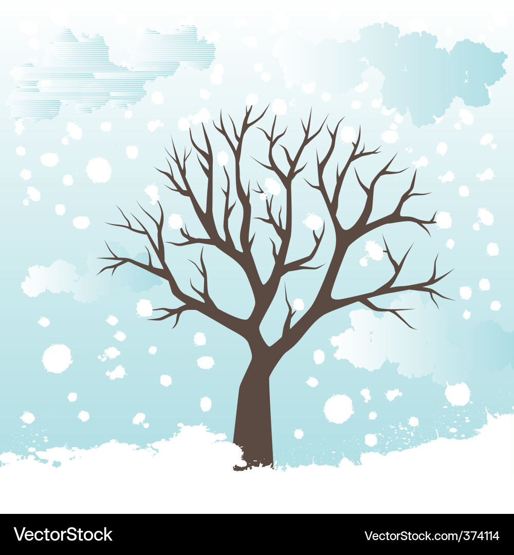 Winter Tree Vector Winter Tree Clipart Vector Images (29 Images)