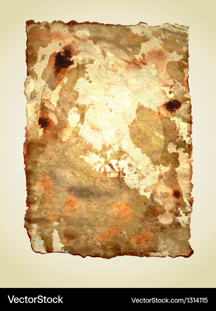 Dirty old paper Royalty Free Vector Image - VectorStock