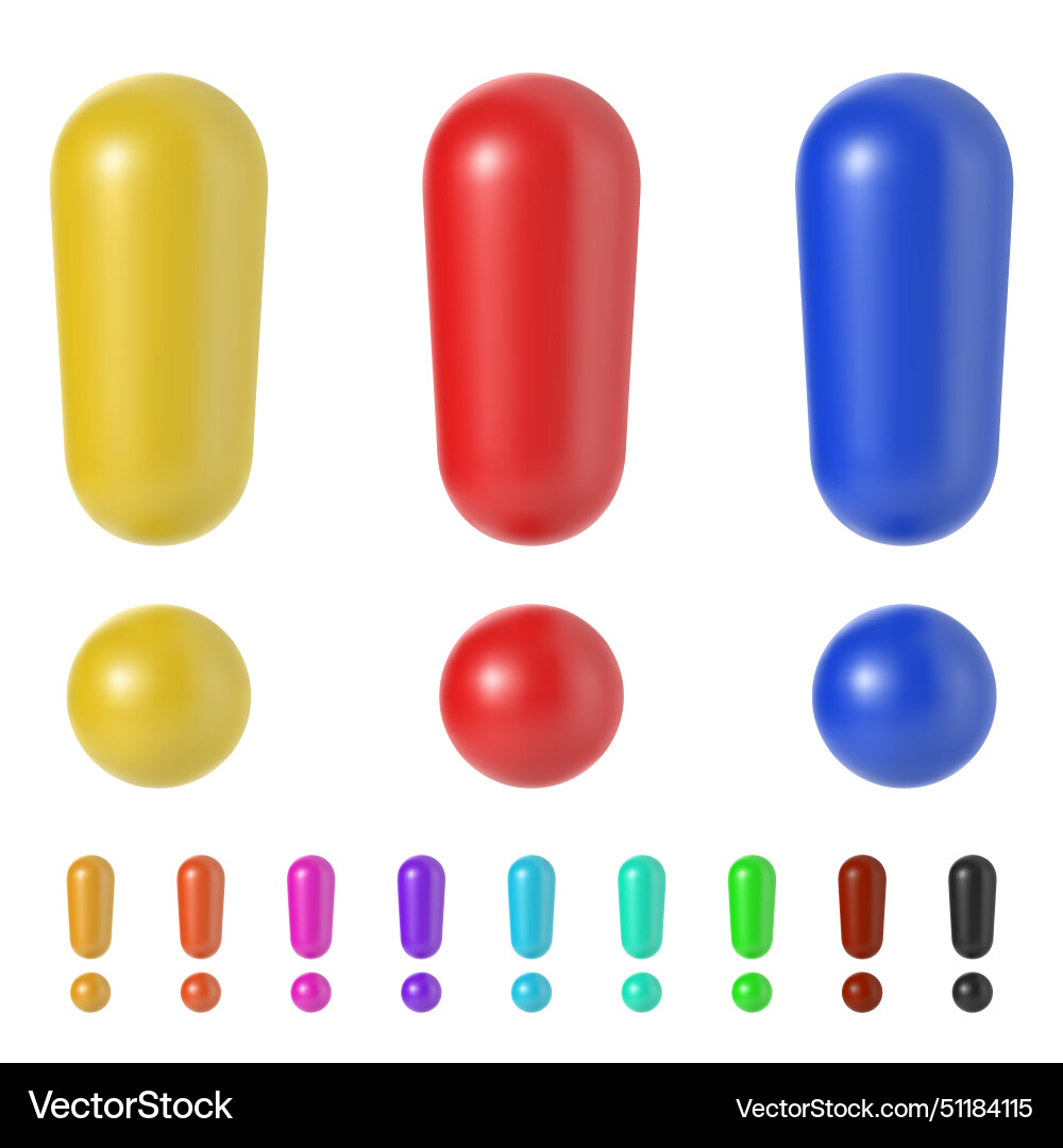 Exclamation mark Royalty Free Vector Image - VectorStock