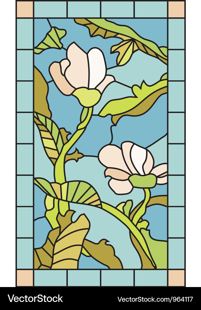 Vitrage Window Stained Glass Vector Images (61)