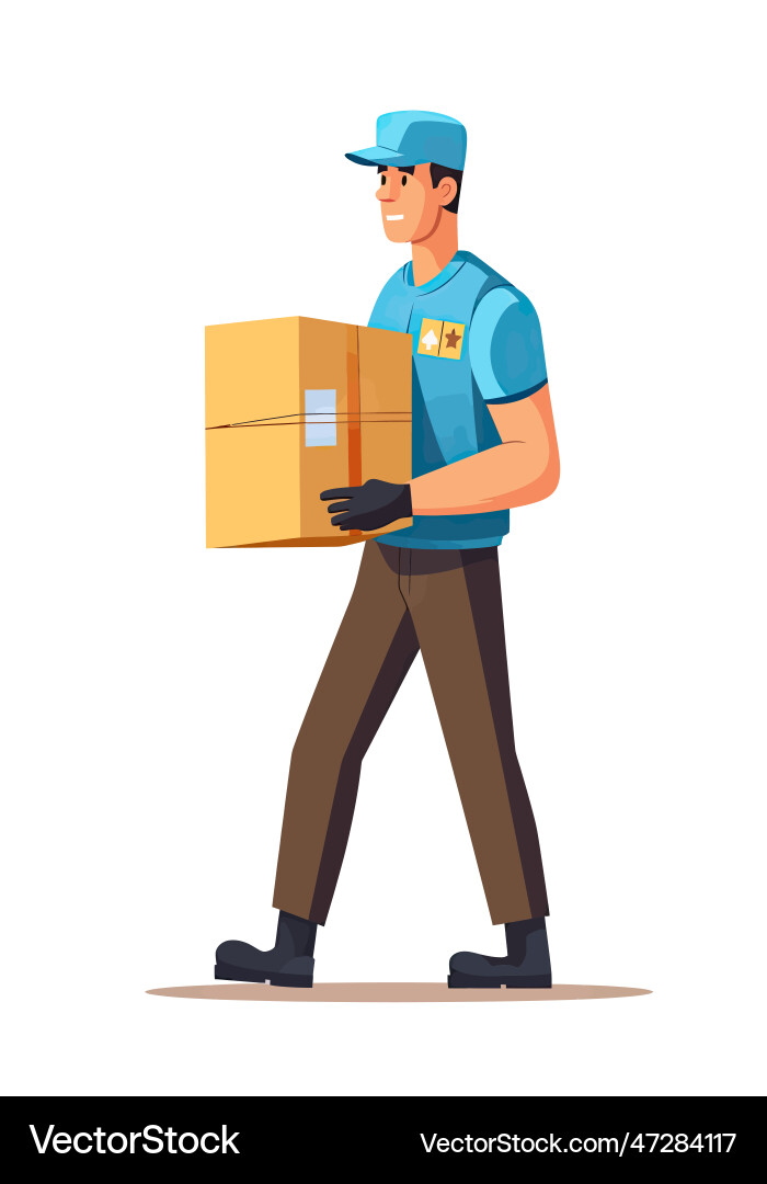 Professional parcel delivery - reliable shipping Vector Image