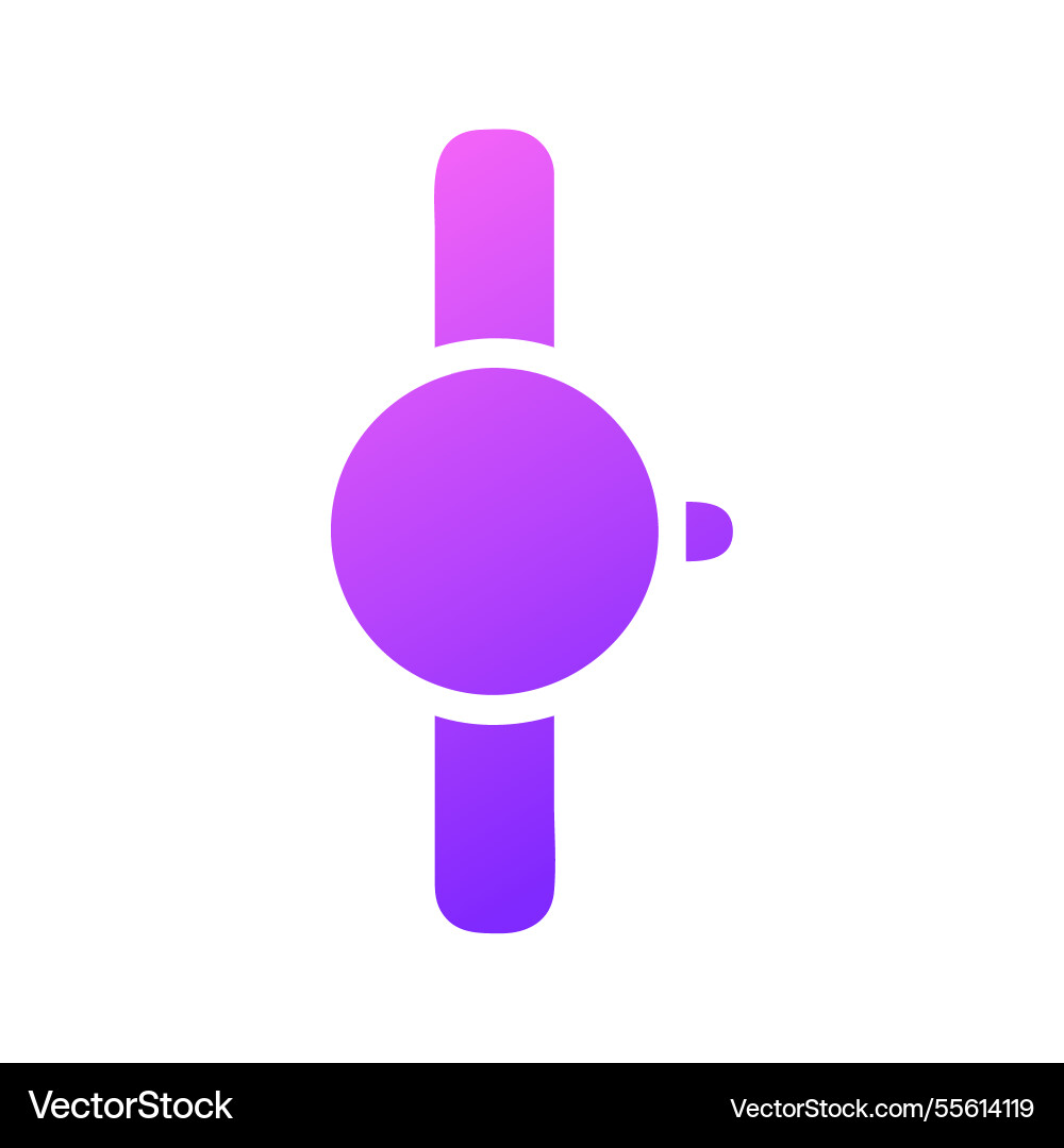 Purple gradient settings adjustment control icon Vector Image