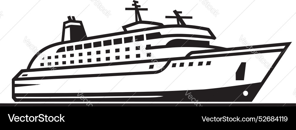 Rhythmic rudder ship logo reflecting musicians Vector Image