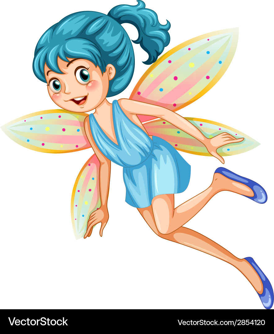 Blue fairy Royalty Free Vector Image - VectorStock
