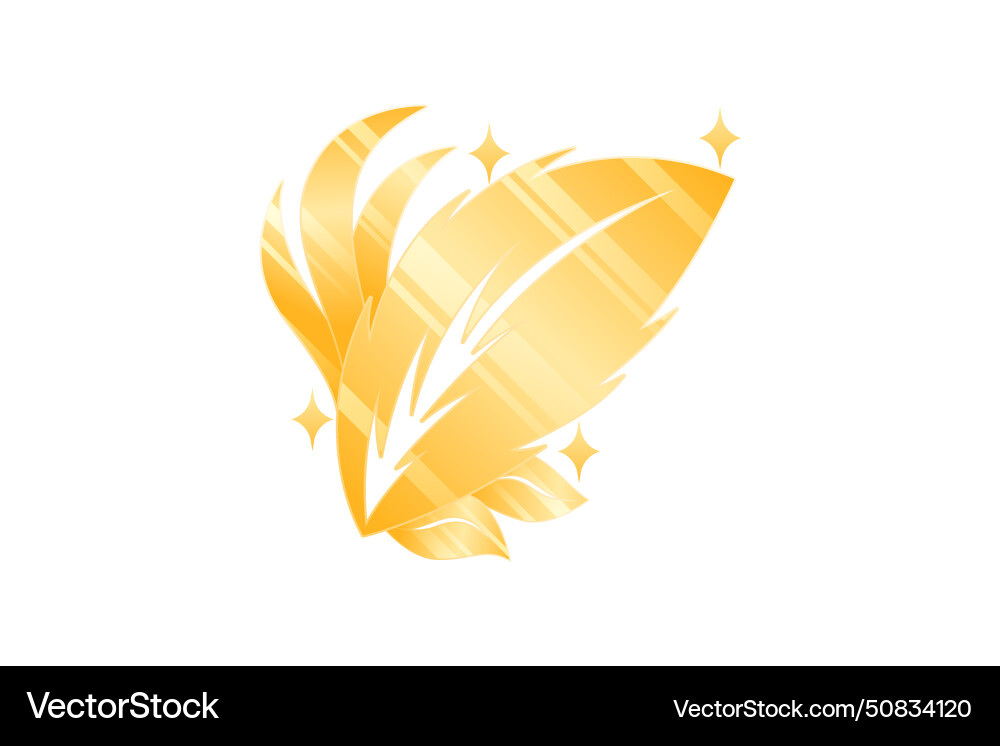 Leaves laser metallic sticker design Royalty Free Vector
