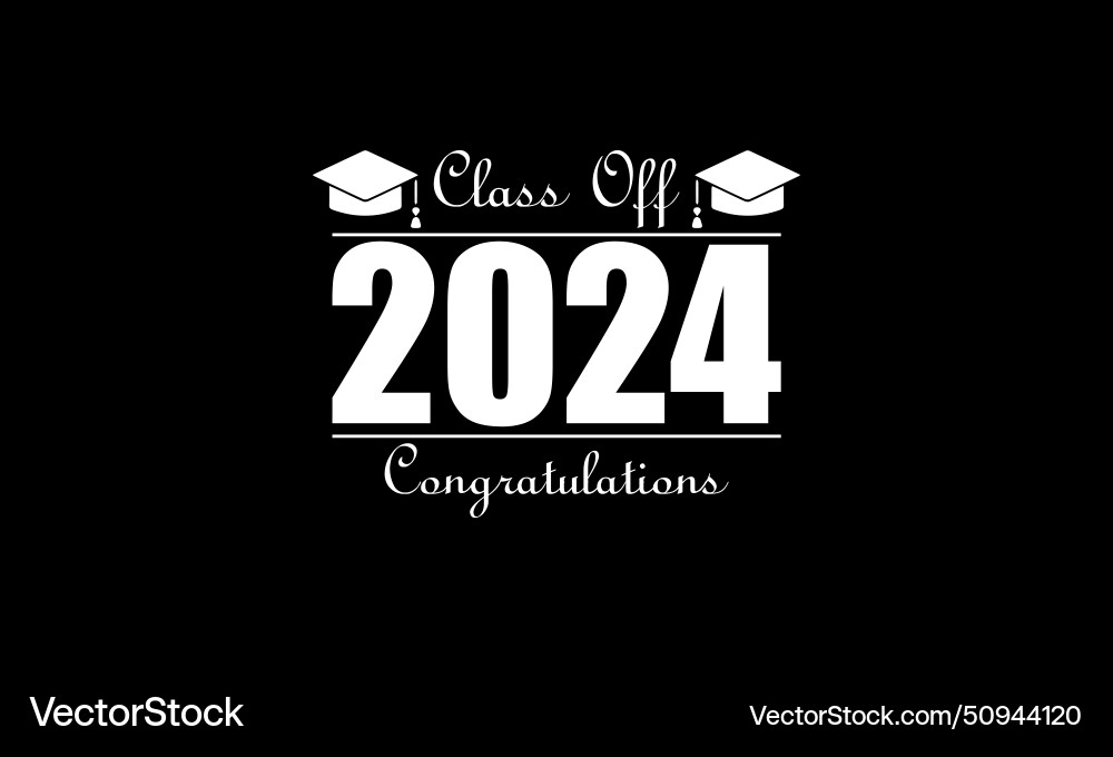 Modern and chic text design ideas for the class Vector Image