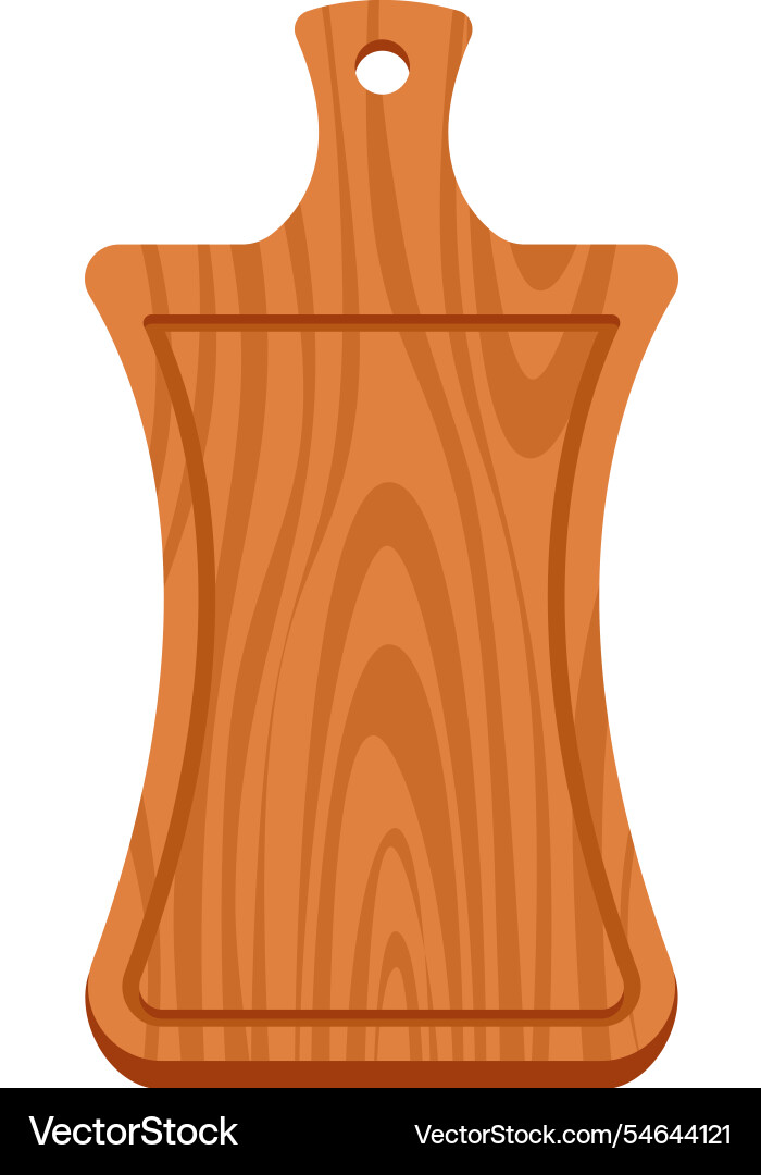 Cutting board for table setting Royalty Free Vector Image