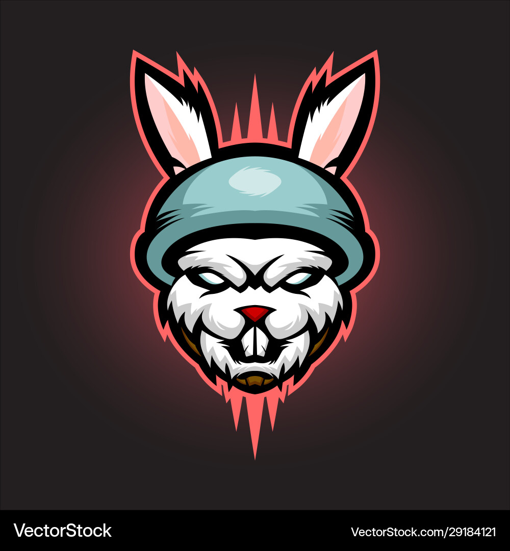 Cartoon Military Rabbit Vector Images (43)