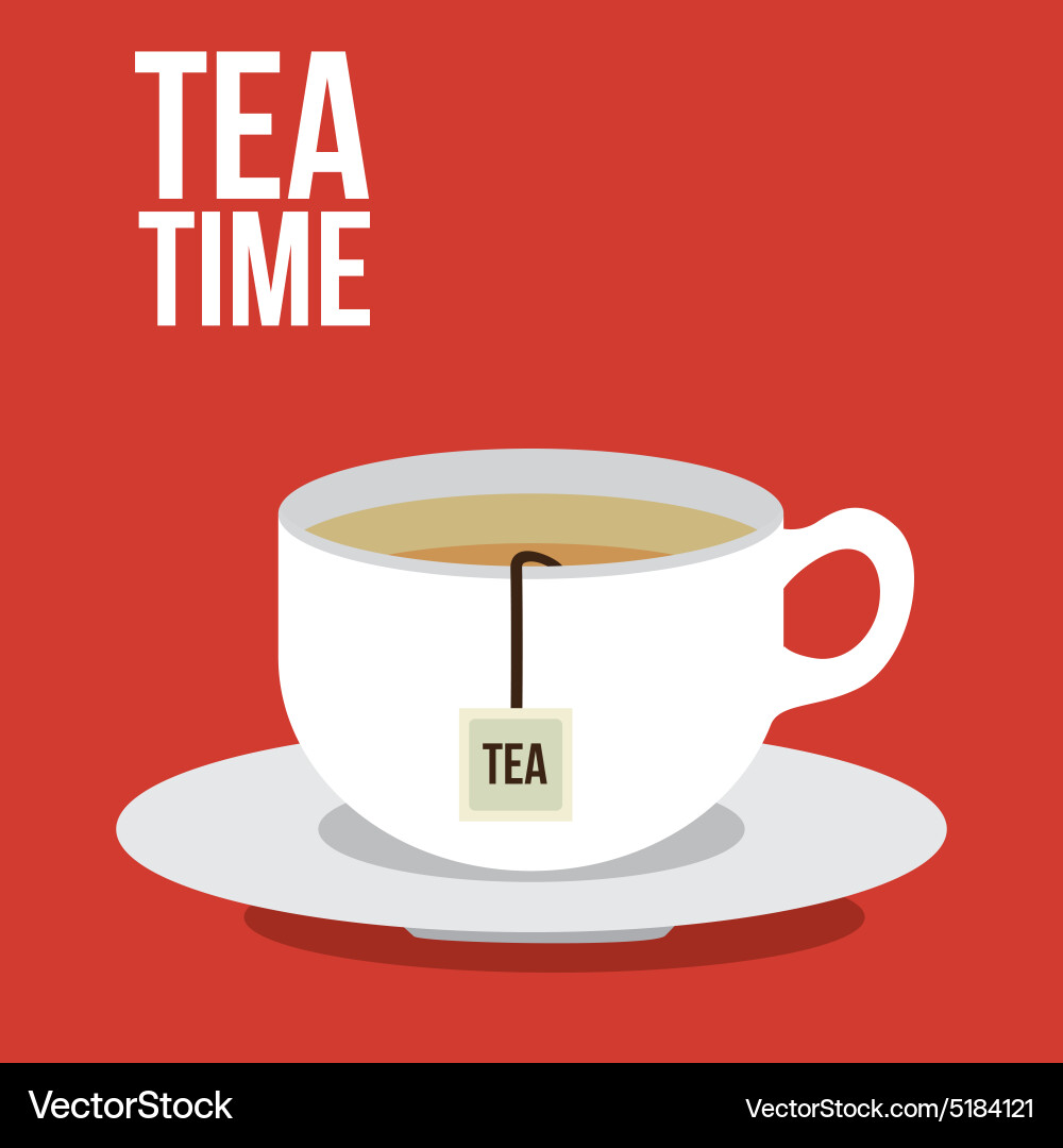 Tea design Royalty Free Vector Image - VectorStock